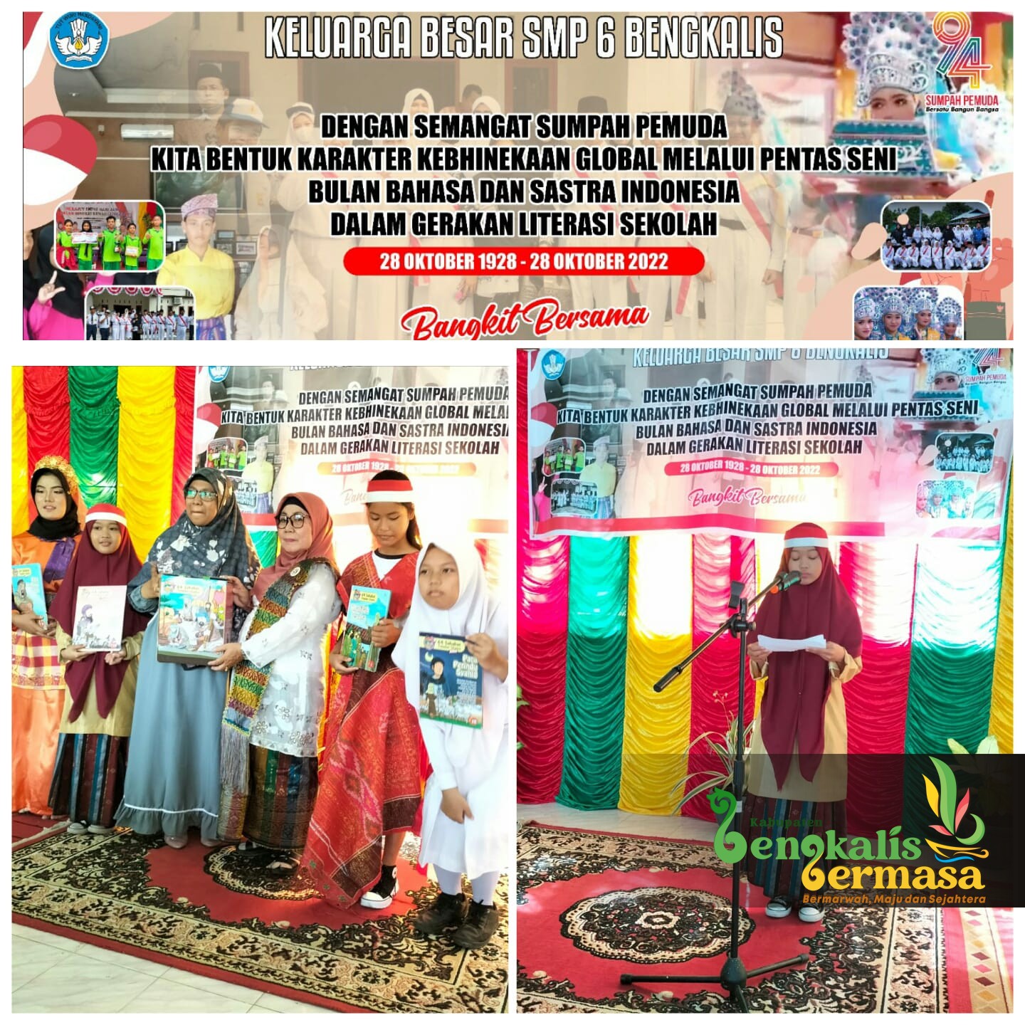 Pentas Seni Budaya SMPN 6 Bengkalis, Galang Semangat Kebhinekaan dan ...